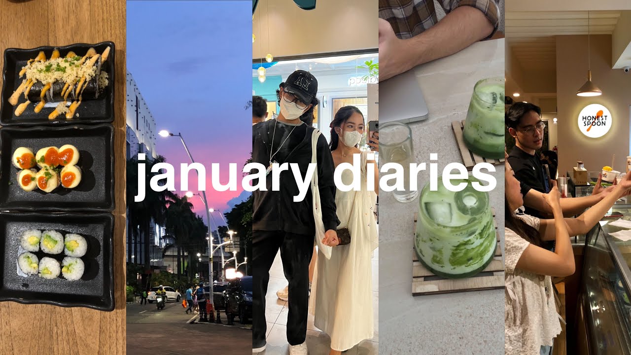 january diaries 🐛 | cafe hopping, work, friends & going out - YouTube
