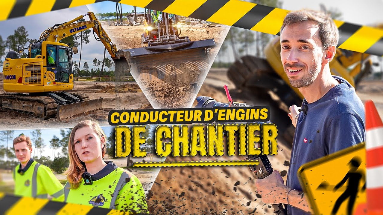 Une journée avec un conducteur d'engins de chantier - YouTube