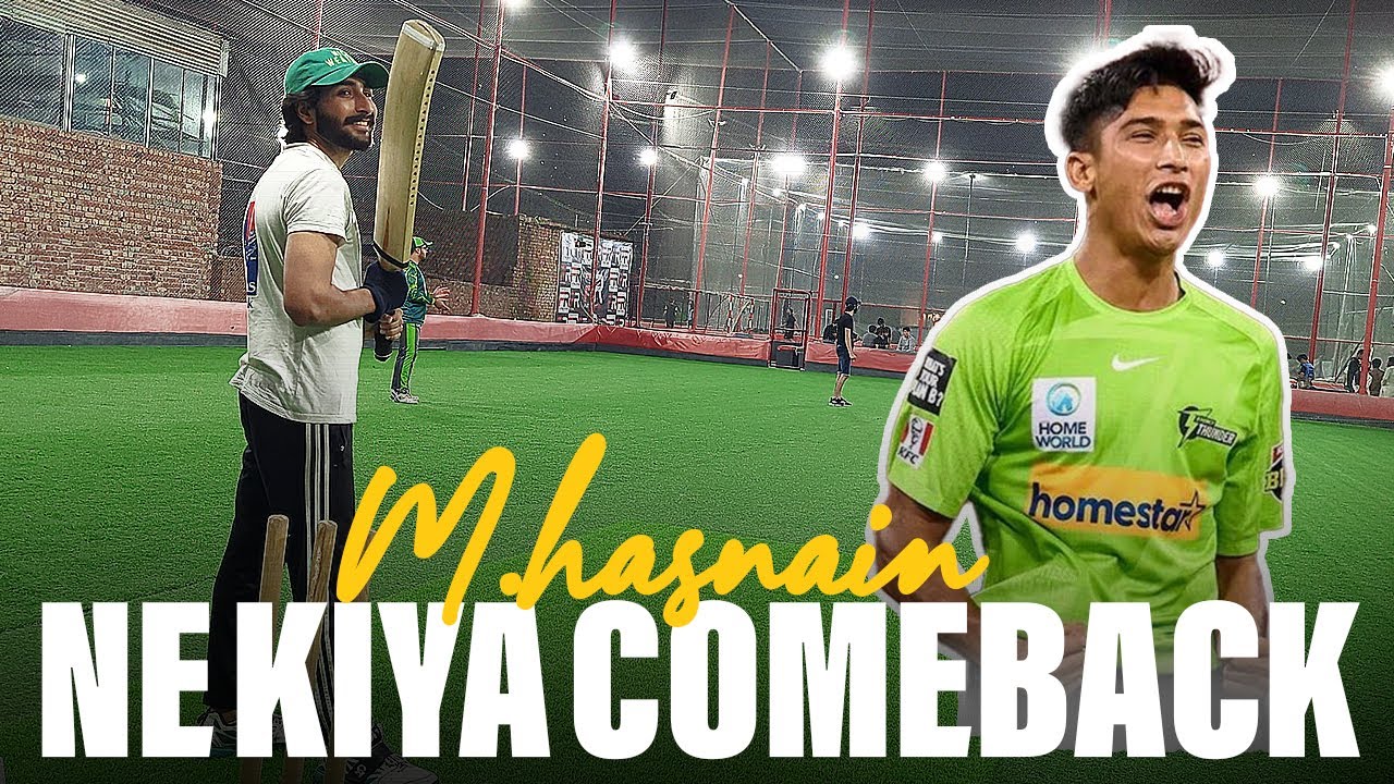 M husnain is back In Action 🔥 | M husnain ki match winning Innings # ...