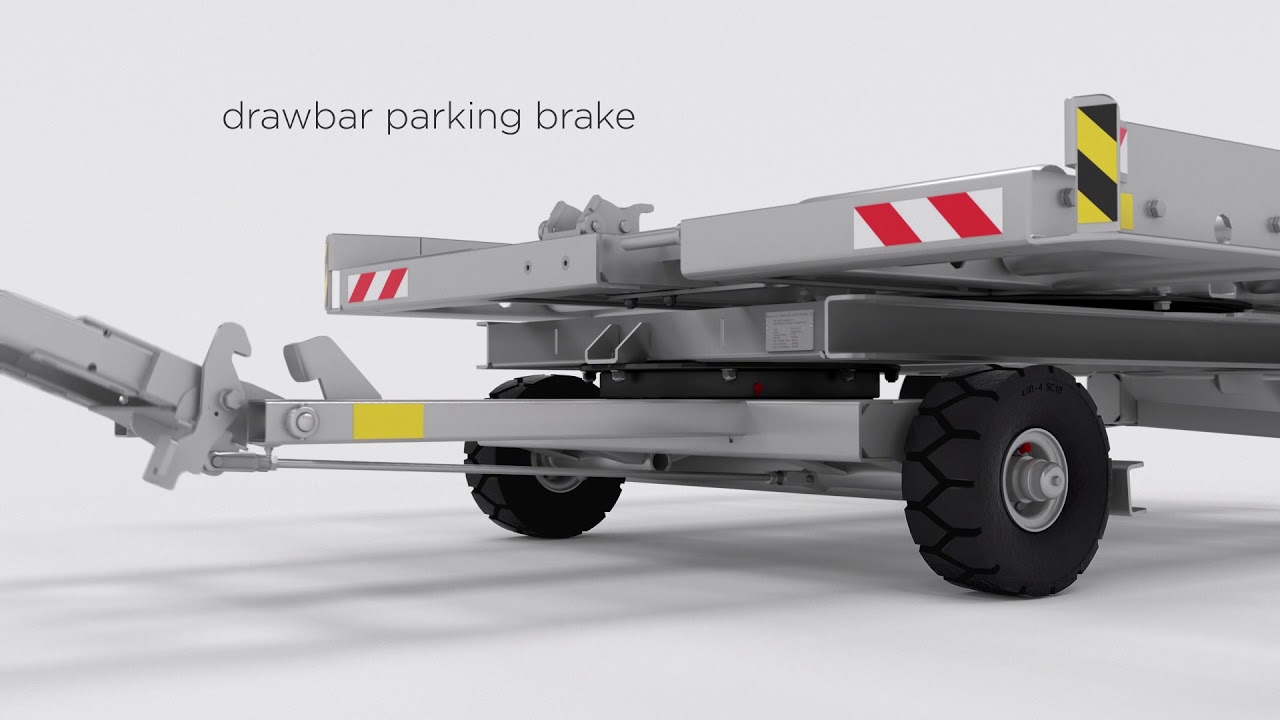 KNOTT baggage and container trailers (GSE) - YouTube