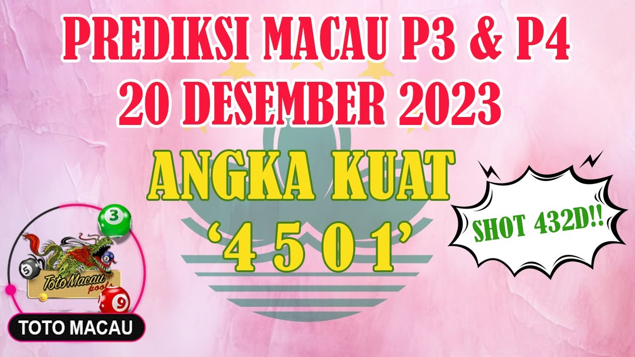 PREDIKSI MACAU HARI INI RABU 20 DESEMBER 2023 || PREDIKSI MACAU ...