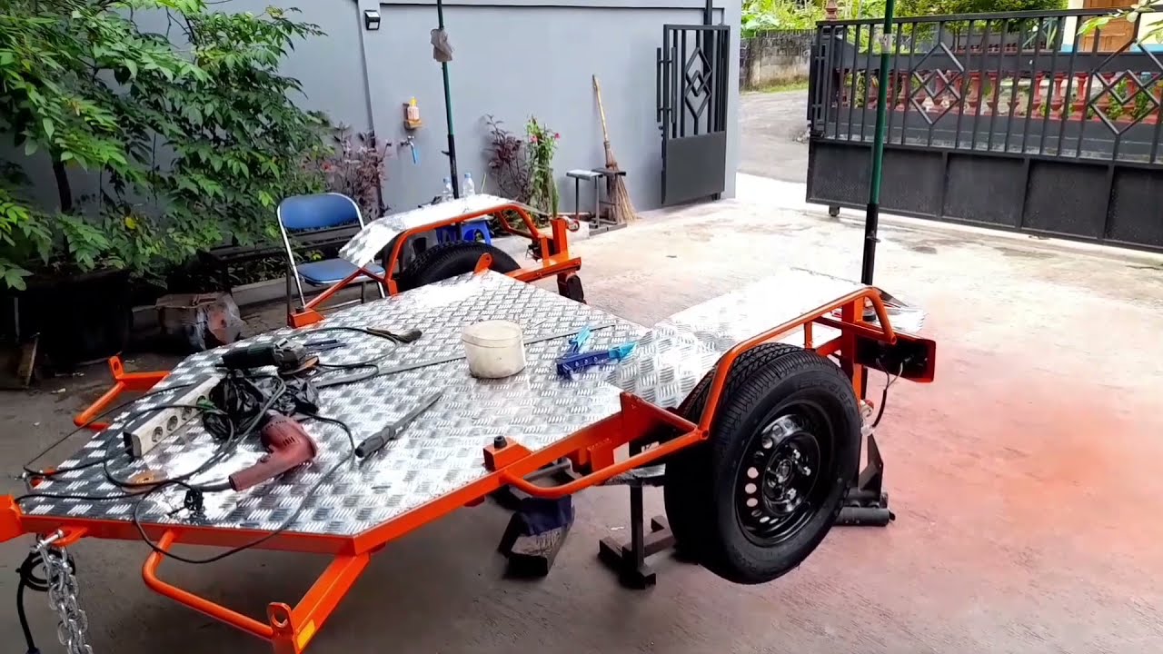 Proses membuat dan merakit anhang motor - YouTube