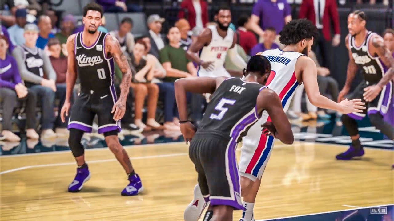 Sacramento Kings vs Detroit Pistons 12/26/2024 NBA 2K25 Gameplay - YouTube