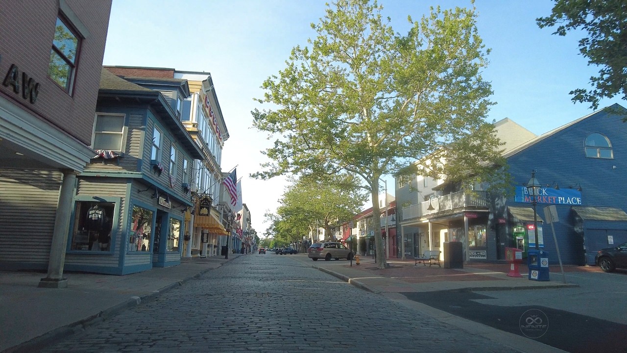 Driving Through Downtown Newport, Rhode Island - [4K Tour] - YouTube