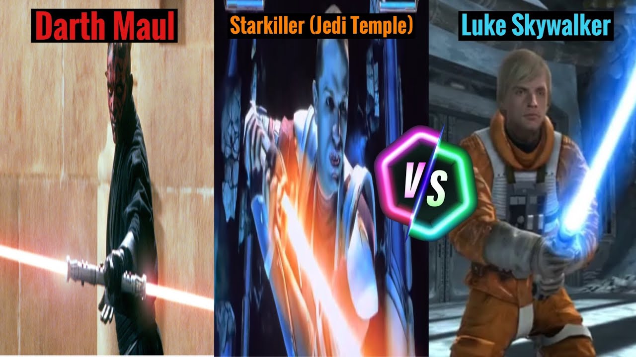 Star Wars: The Force Unleashed - Darth Maul & Starkiller (Jedi Temple ...