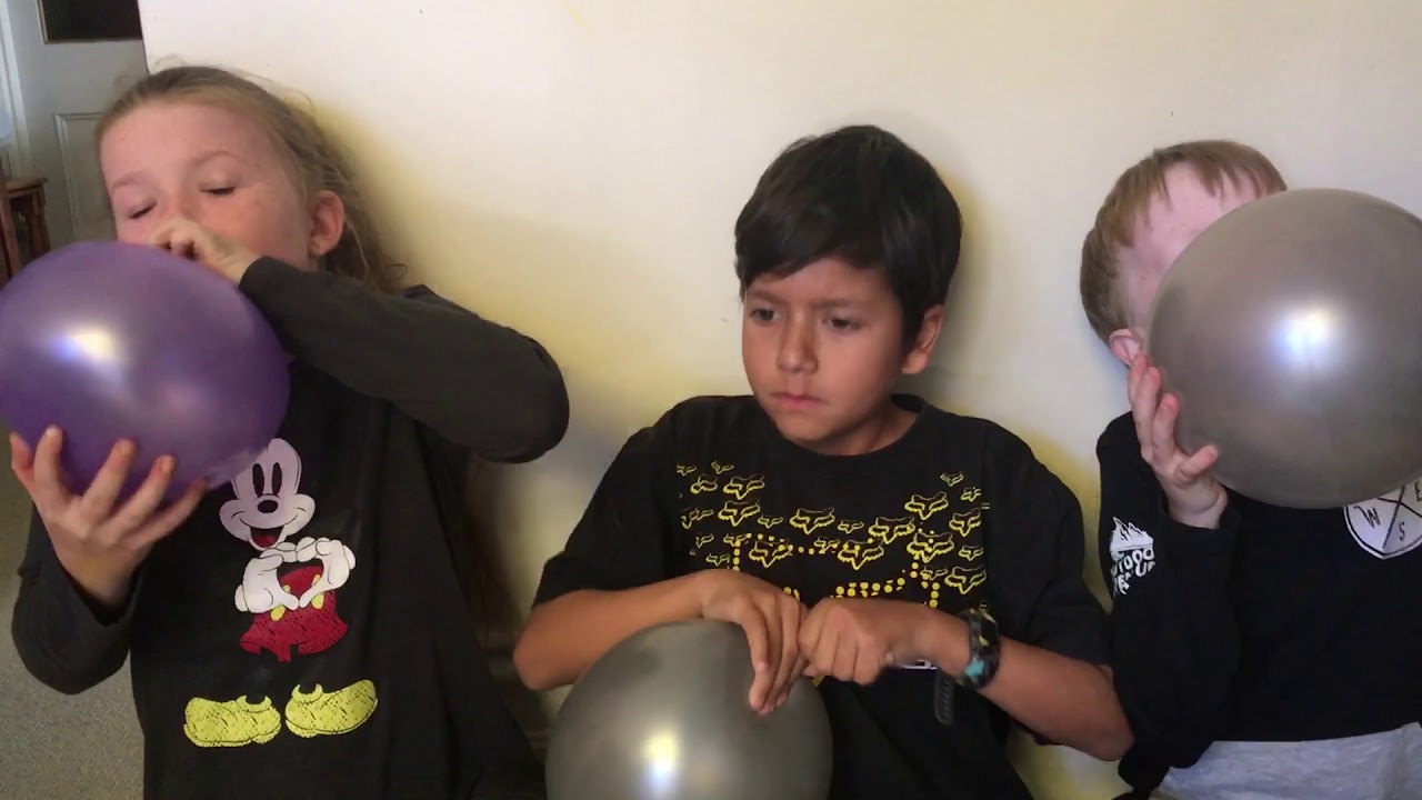 The finale of the helium challenge - YouTube