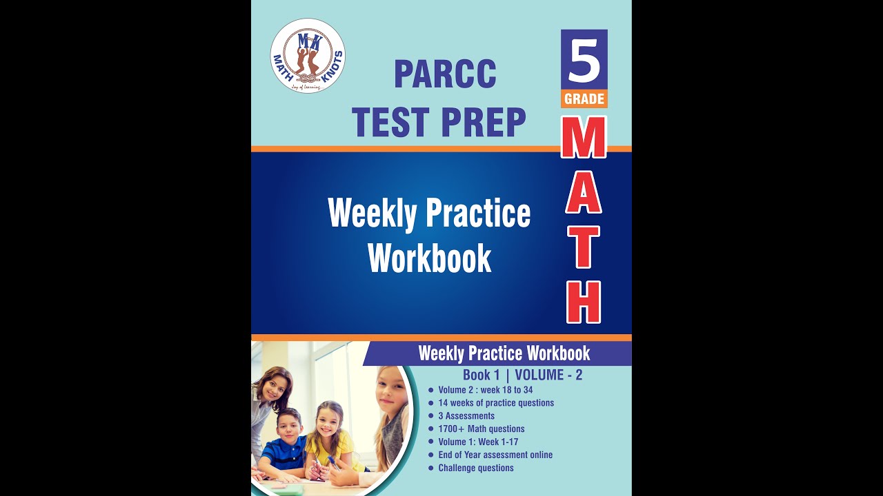 PARCC 5th Grade Math Test Prep | Volume 2 Workbook | 1700+ Practice ...