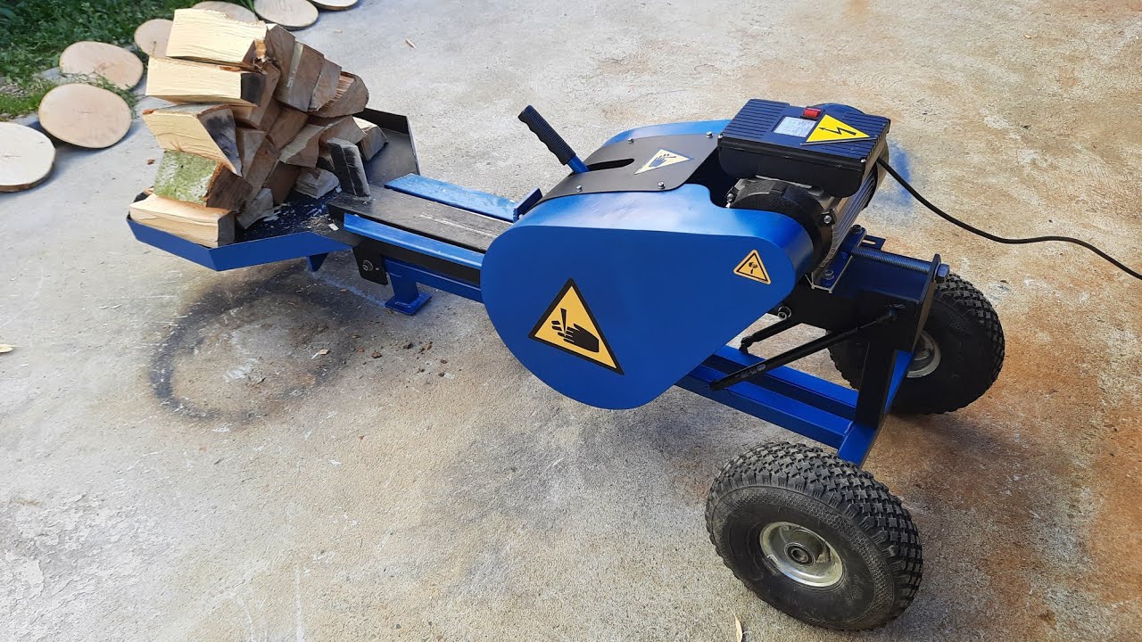 Automatic Axe - homemade log splitter - YouTube