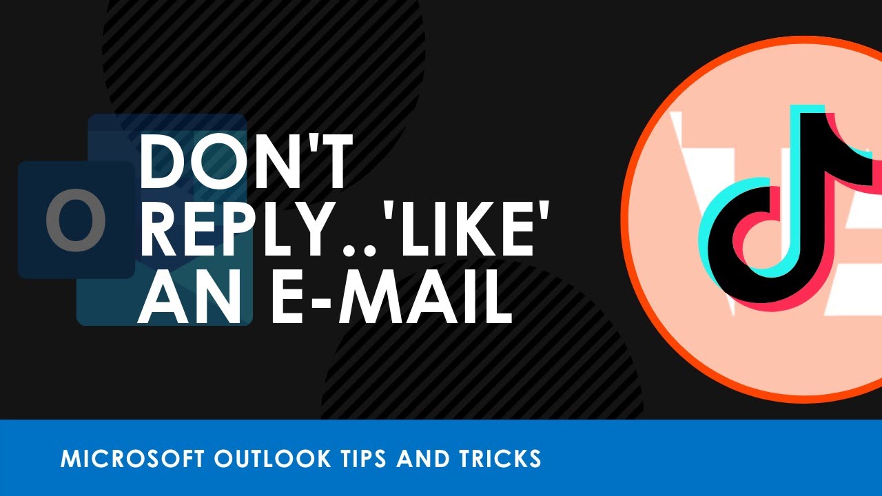 How to 'Like' an E-Mail as an Acknowledgement in Outlook #shorts - YouTube