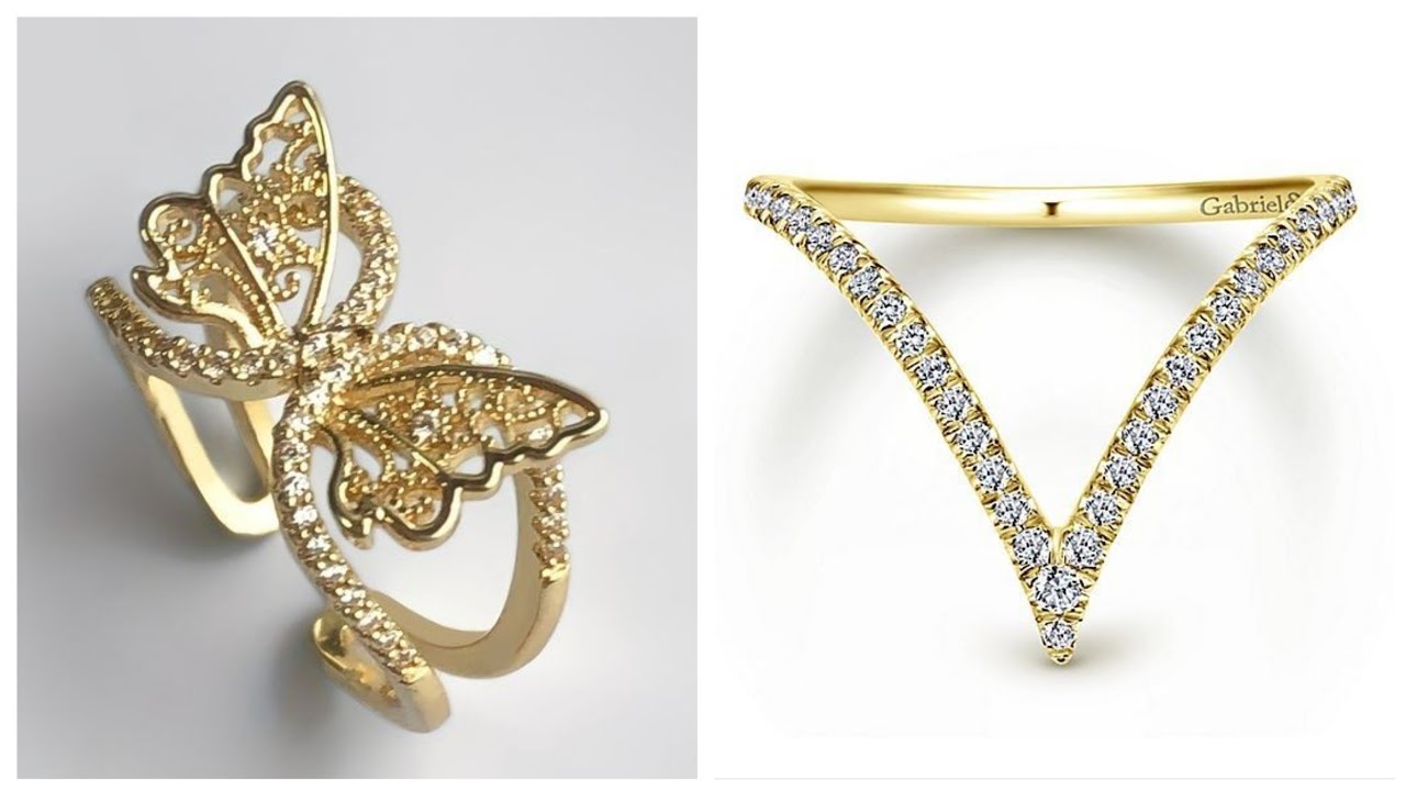 Trending Most Stylish Gold Ring Design Ideas #weddingring # ...