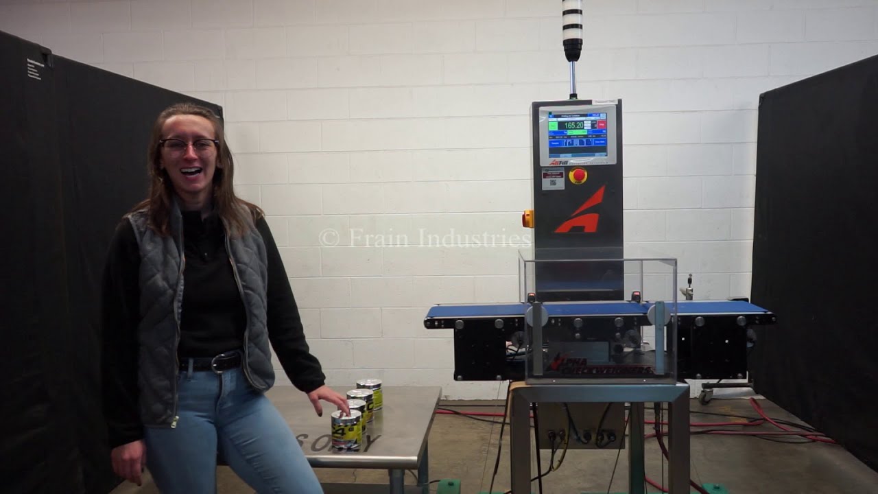 All Fill ALPHA PW12 Checkweigher Demonstration - YouTube