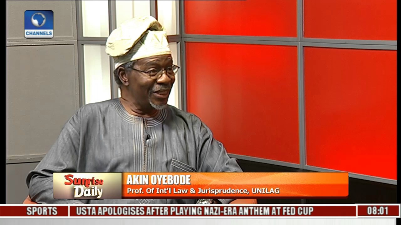 Buhari, Trump Chat Is Remarkable - Prof. Akin Oyebode - YouTube