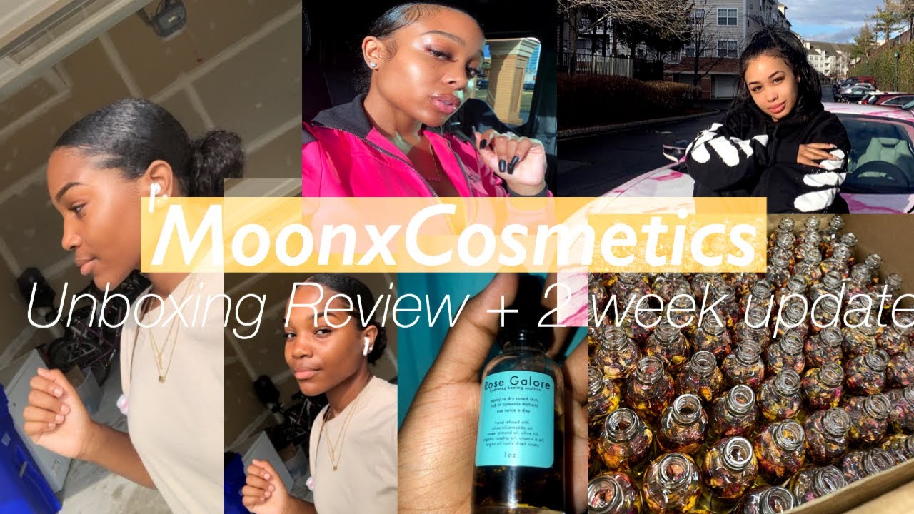 MoonxCosmetics Review and 2 week update - YouTube