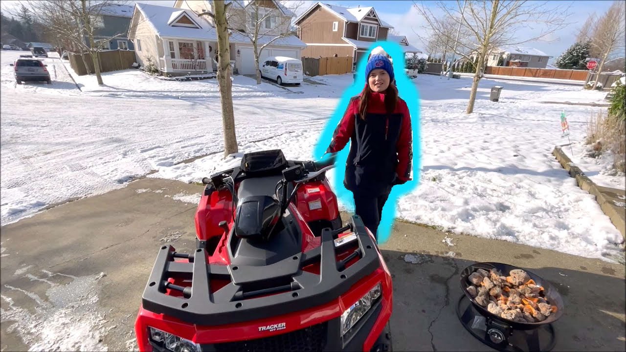 Tracker off road 300 ATV review - YouTube