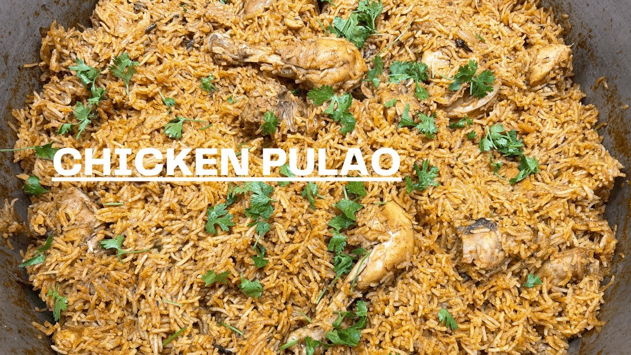 Chicken Pulao # Hyderabadi Chicken Pulao # Andhra Chicken Pulao # ...