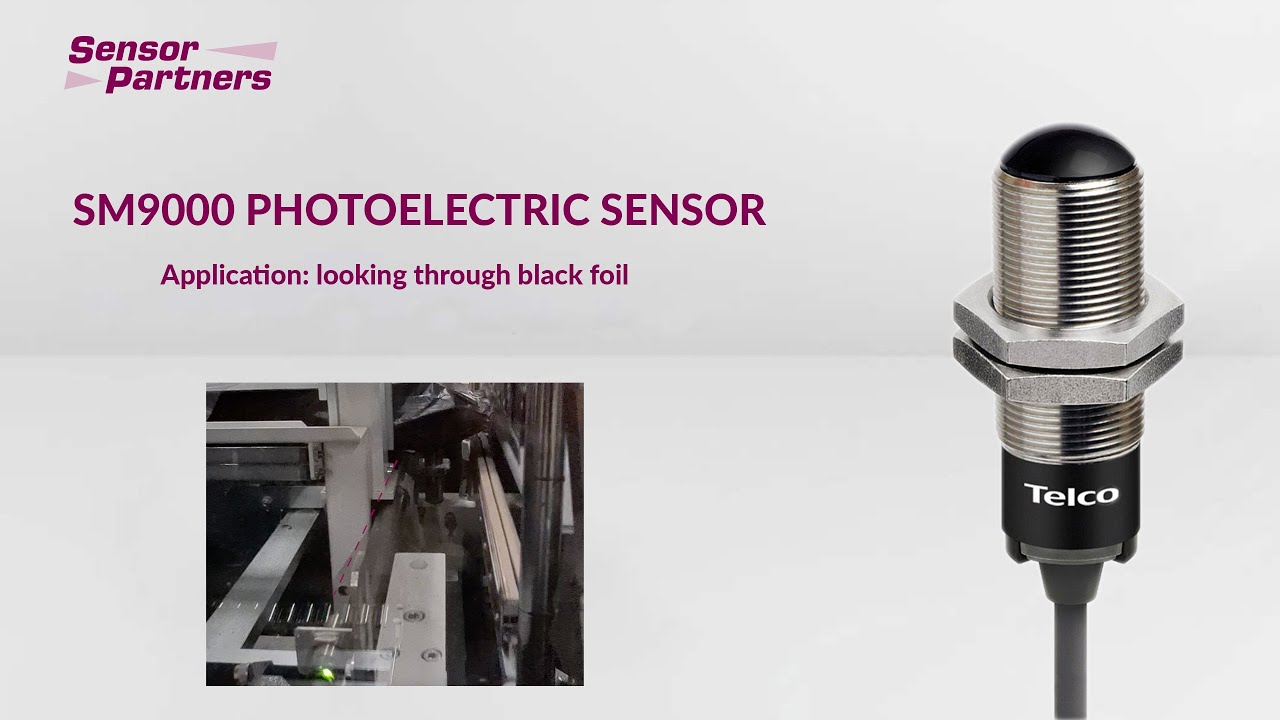 SM9000 photoelectric sensors | Black Foil Application | Sensor Partners ...