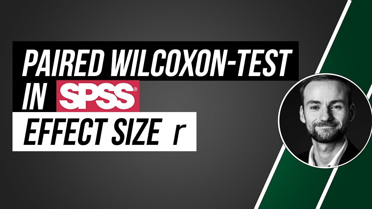 Effect size of the Paired Samples Wilcoxon-test in SPSS - YouTube