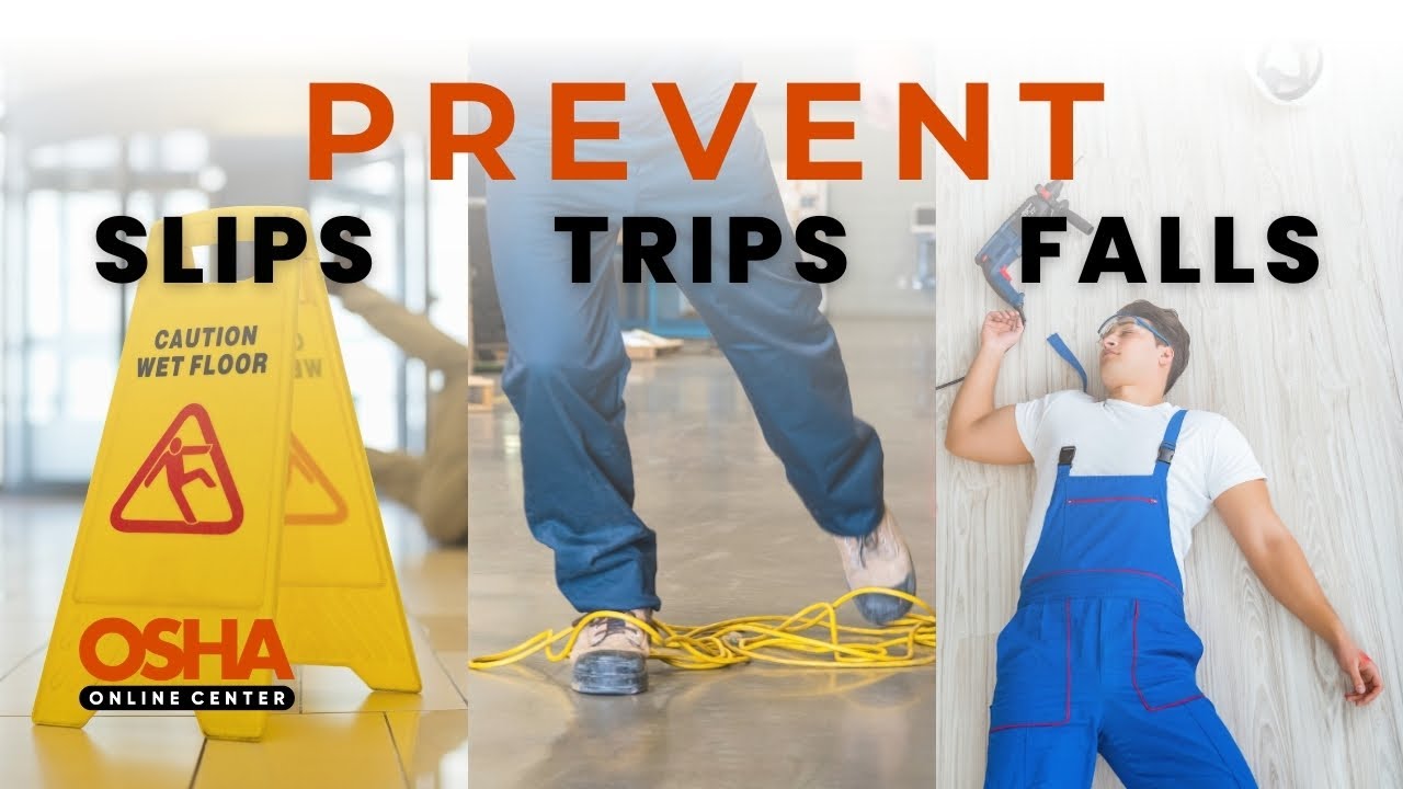 Avoid Slips, Trips, & Falls | OSHA Workplace Safety Training | Online ...