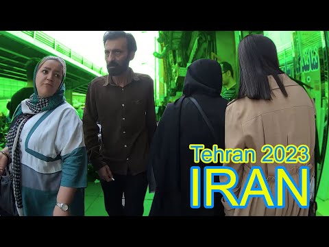 IRAN 2023 - Tehran City Tour | Tehran Jomhouri Street Nowruz 1402, Tehran ٰVlog ایران