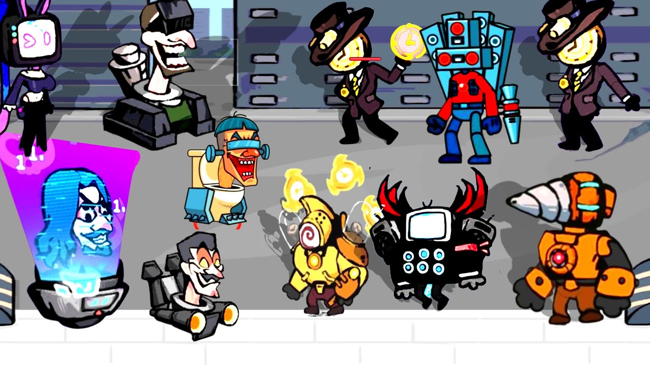 Merge - Drillman Clockmen vs Skibidi Toilet Multiverse All Bosses ...