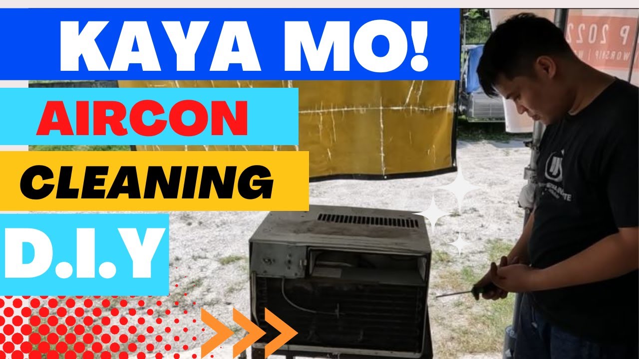 AIRCON CLEANING WINDOW TYPE | STEP BY STEP - YouTube