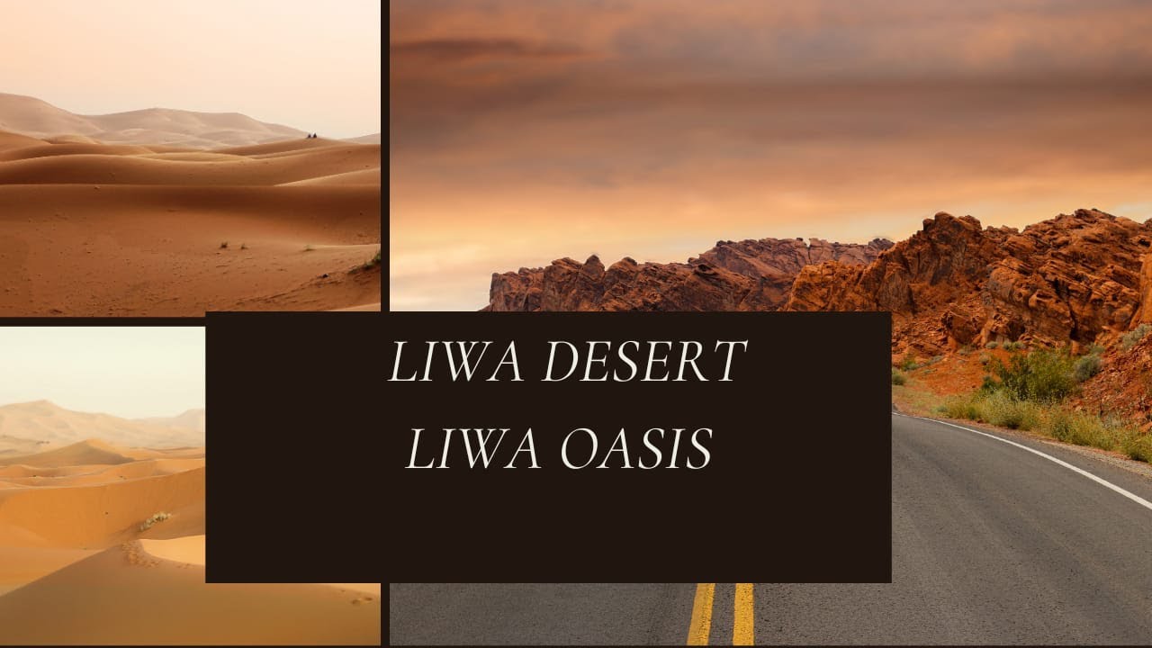 4k Driving in liwa Desert and liwa Oasis - YouTube