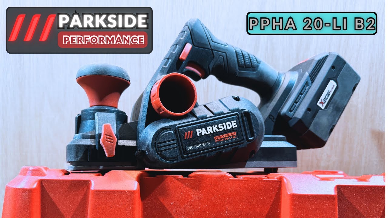 PARKSIDE PERFOMANCE RECHARGEABLE PLANER PPHA 20-LI B2 - YouTube