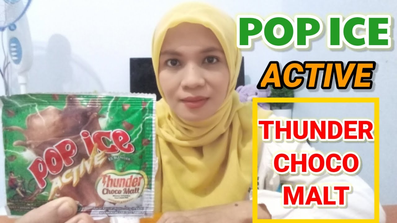 REVIEW POP ICE ACTIVE THUNDER CHOCO MALT - YouTube