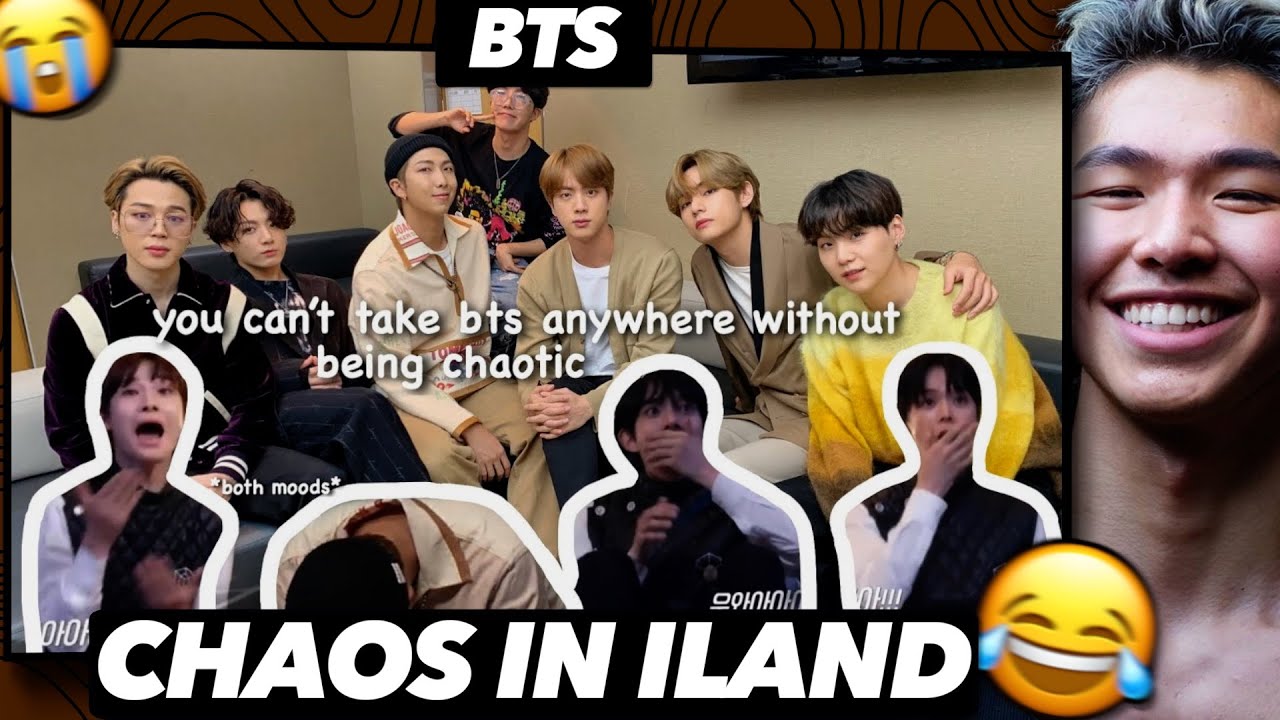 Athlete React to BTS Being Chaos in Iland - YouTube