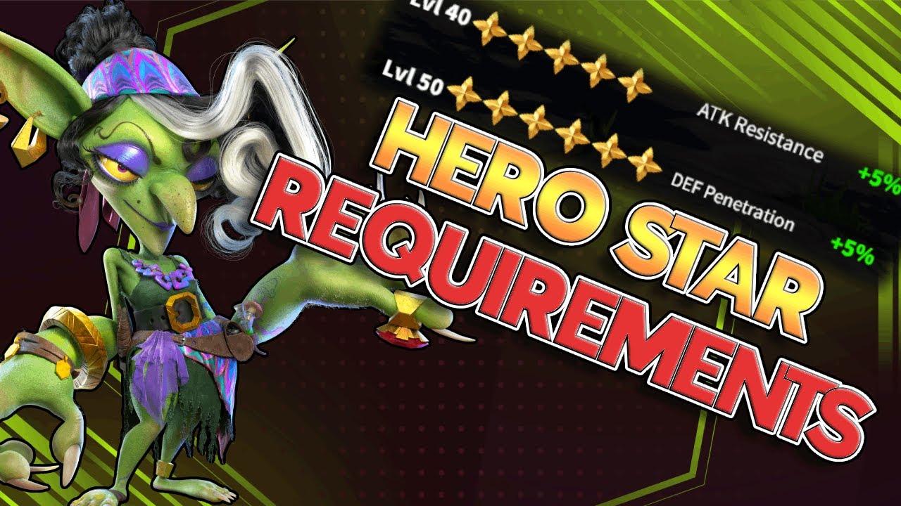 How Many STARS Does it Take? Hero Star Upgrade Guide! Call of Dragons ...