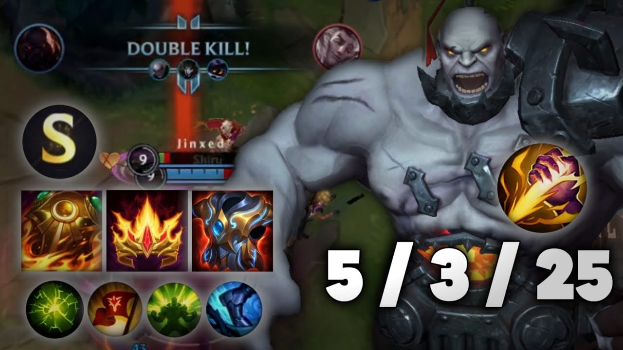 SION WILD RIFT : NEW BUILD IN PATCH 4.1 !? JUNGLE SUPPORT SEASON 8 ...