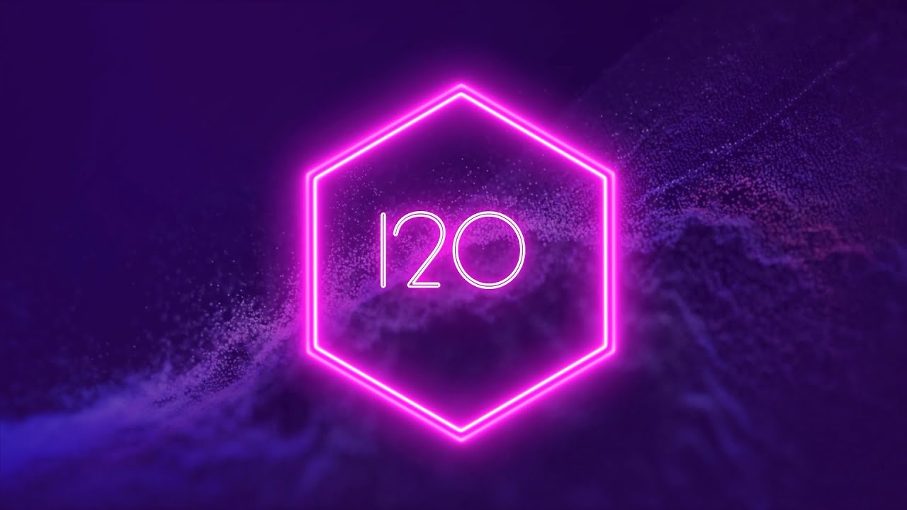 Pink neon timer 120 seconds sota turn countdown - YouTube