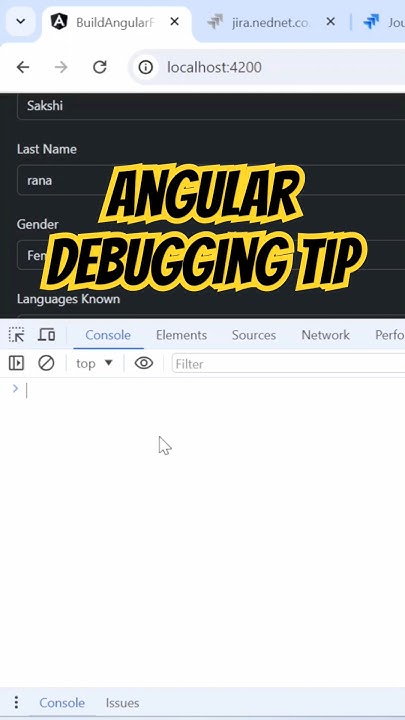 Debug angular application like a pro ? #angular #debugging #coding #programming #shorts - YouTube