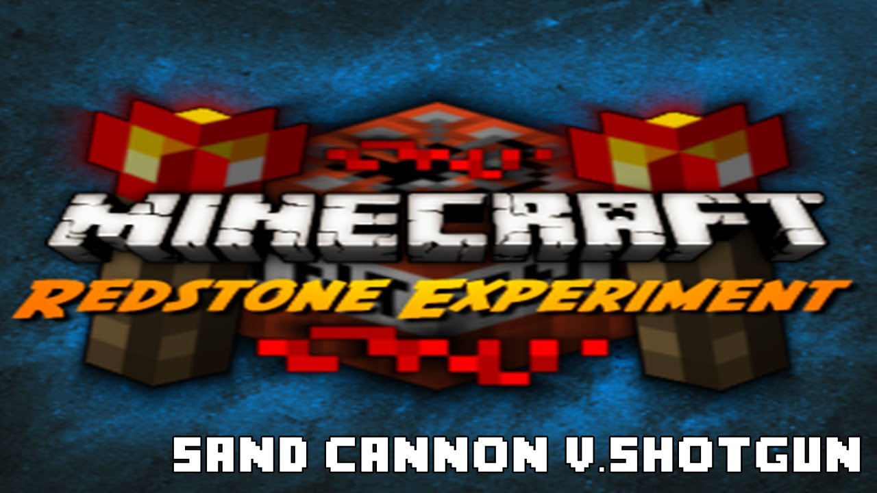 Minecraft - Sand Cannon V.Shotgun [Review] - YouTube