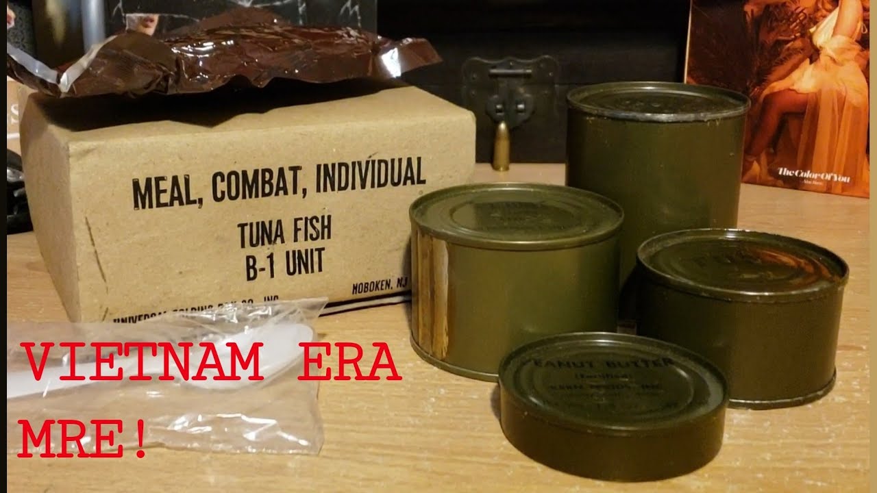 VIETNAM ERA MRE! (TUNA n CRACKERS!) - YouTube