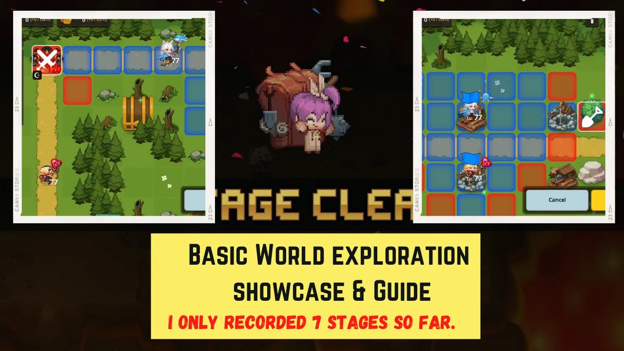 Guardian Tales | (Stage 1-7) Basic World Exploration Showcase and Guide ...