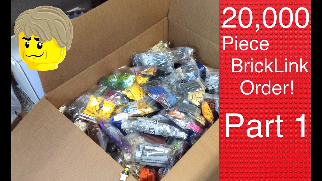 20,000 Piece Lego BrickLink Order! #iHazAorder - YouTube