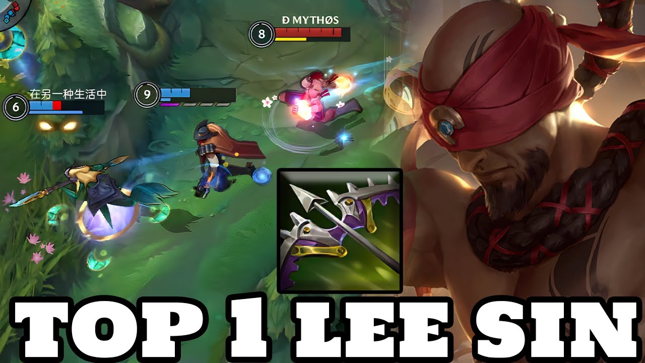 Wild Rift Lee Sin - Top 1 Lee Sin Gameplay Rank Season 8 - YouTube