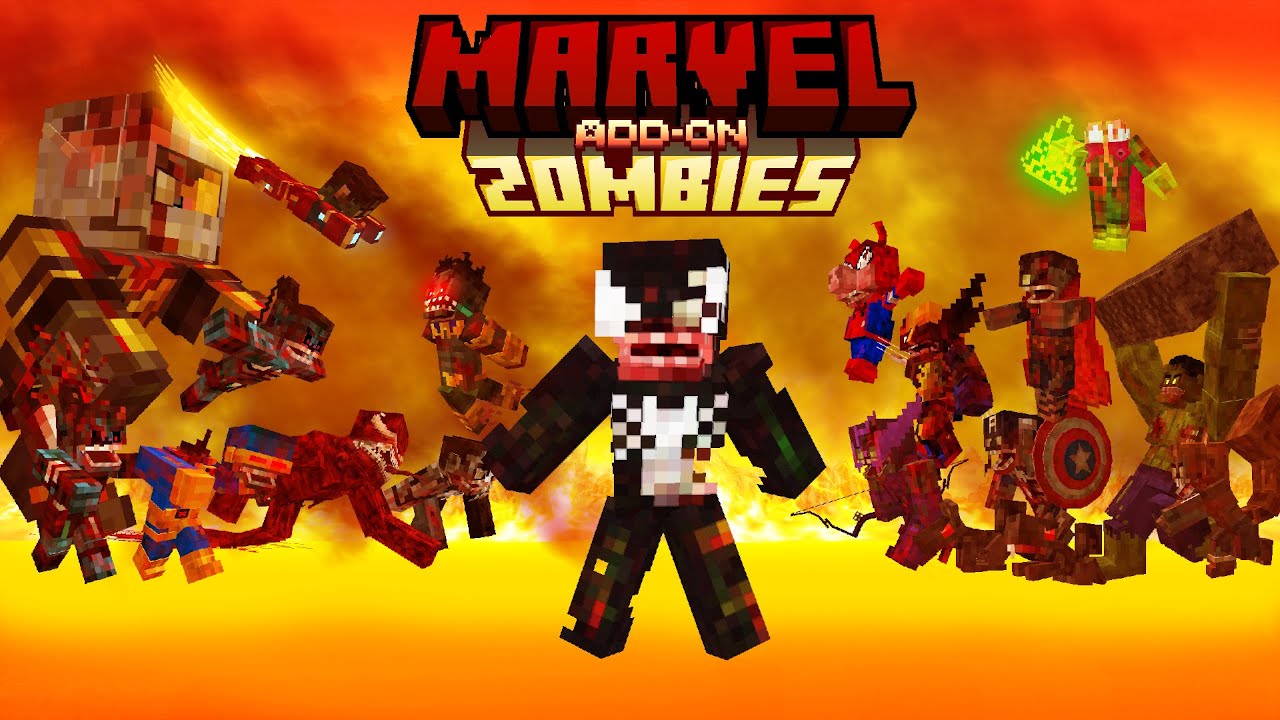 Marvel Zombies Add-on UPDATE 2.0 - Minecraft Bedrock 1.21 - YouTube