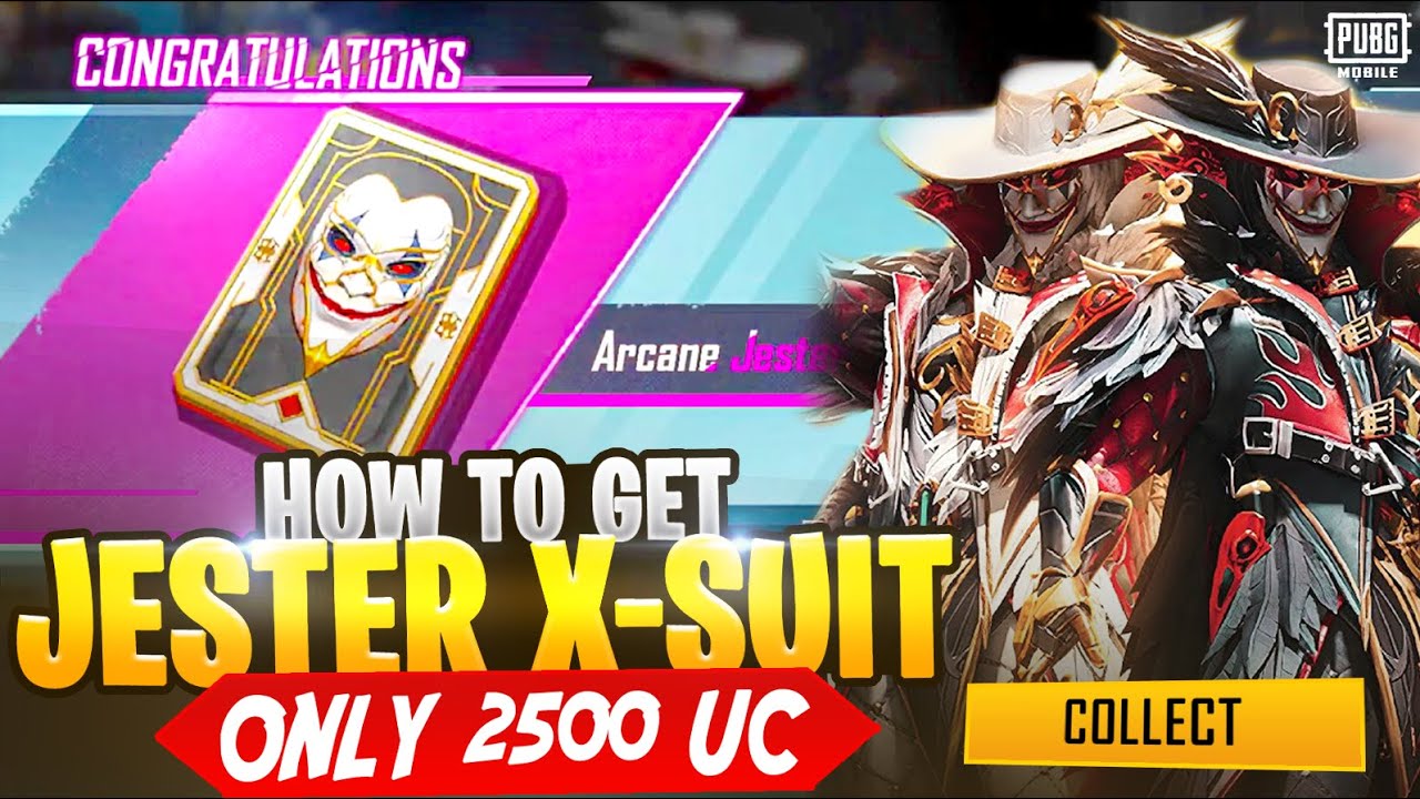 HOW TO GET JESTER X-SUIT IN PUBG MOBILE | ONLY 2500 UC 😍 | MYTHIC BLOOD ...