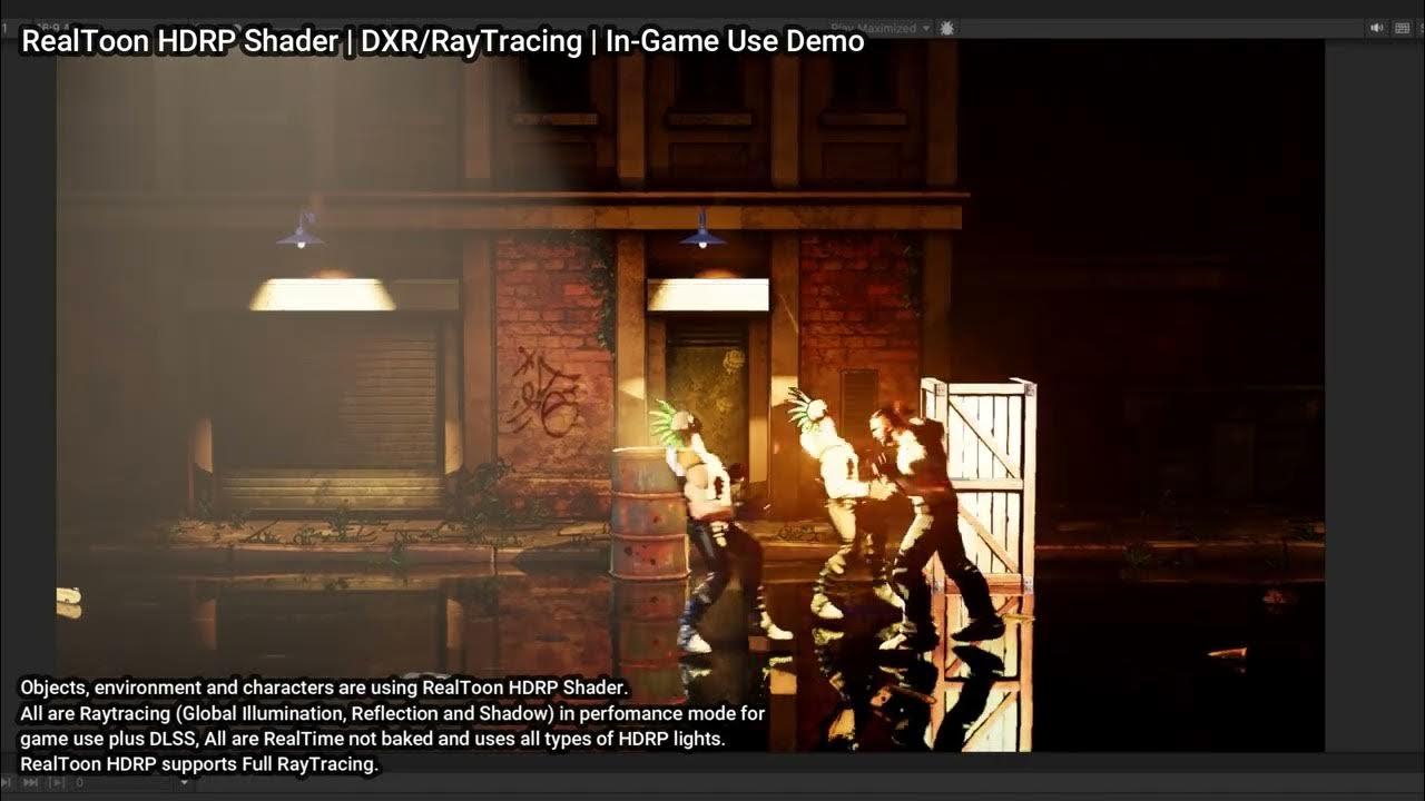 RealToon HDRP Shader | RayTracing | In-Game Demo (Unity3D) - YouTube