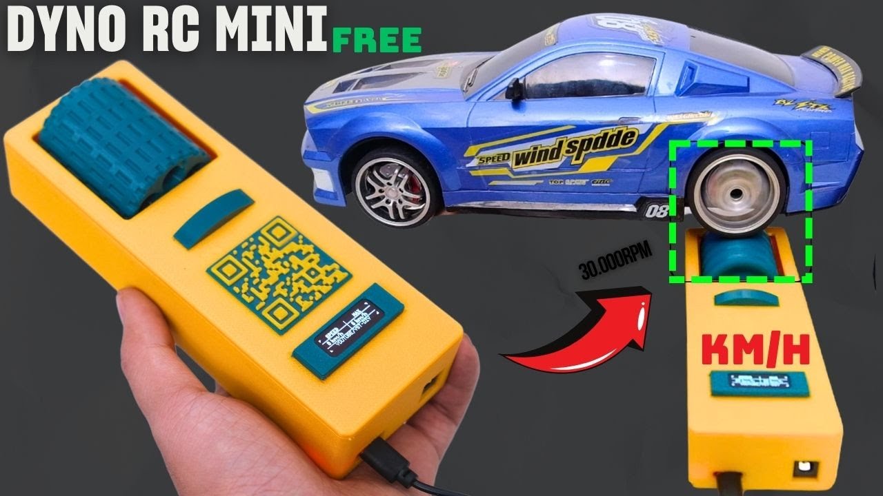 Chế Máy Dyno Mini Đo Tốc Độ Xe RC - YST RC - YouTube