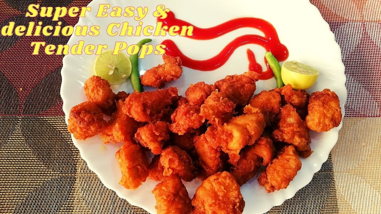Chicken Tender Pops | How To Make Tender Pops At Home Easy Recipe ...