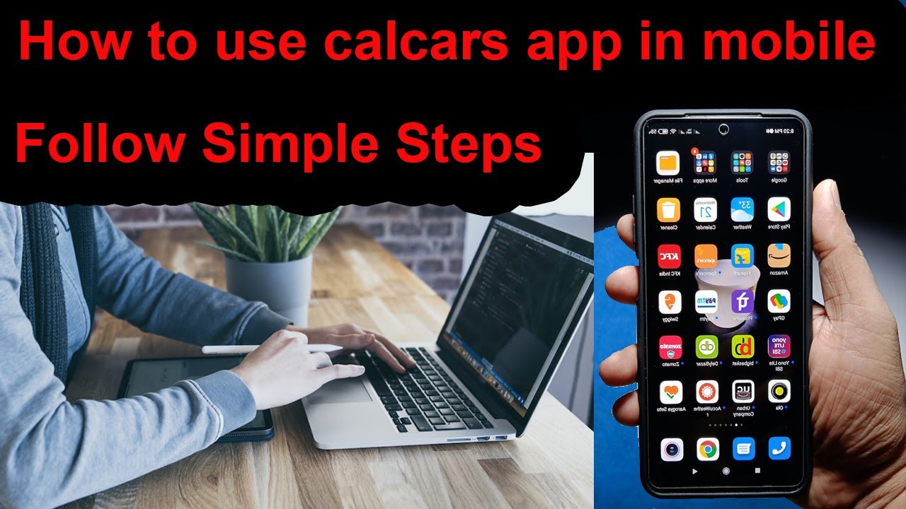 How to use calcars app in mobile - YouTube