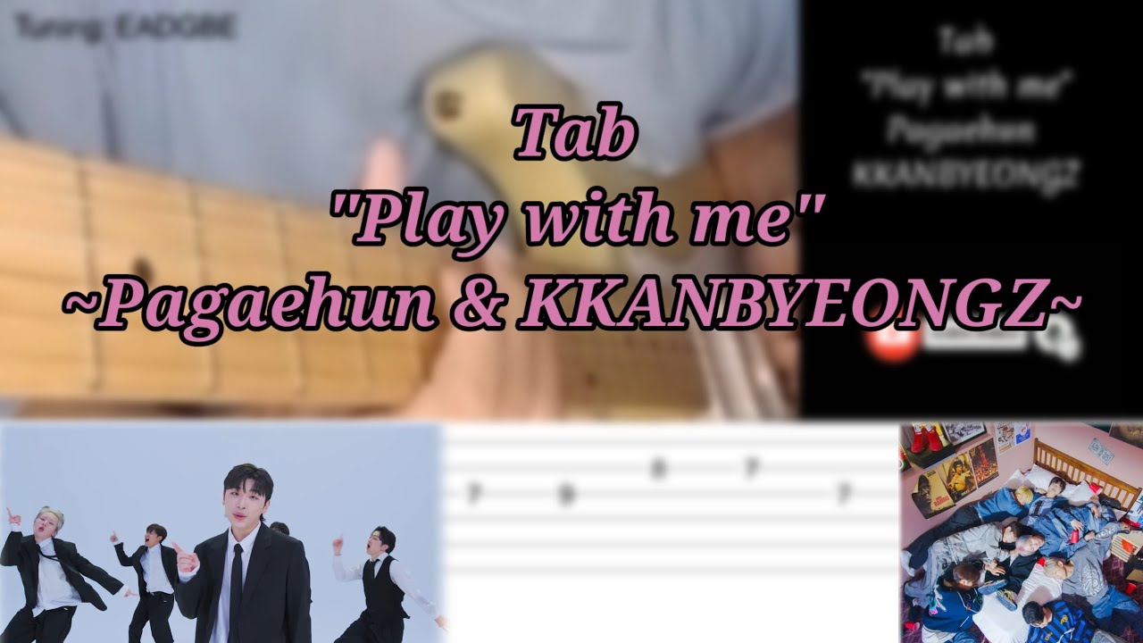 Pagaehun & KKANBYEONGZ - Play With Me Electric Guitar Cover [With TAB ...