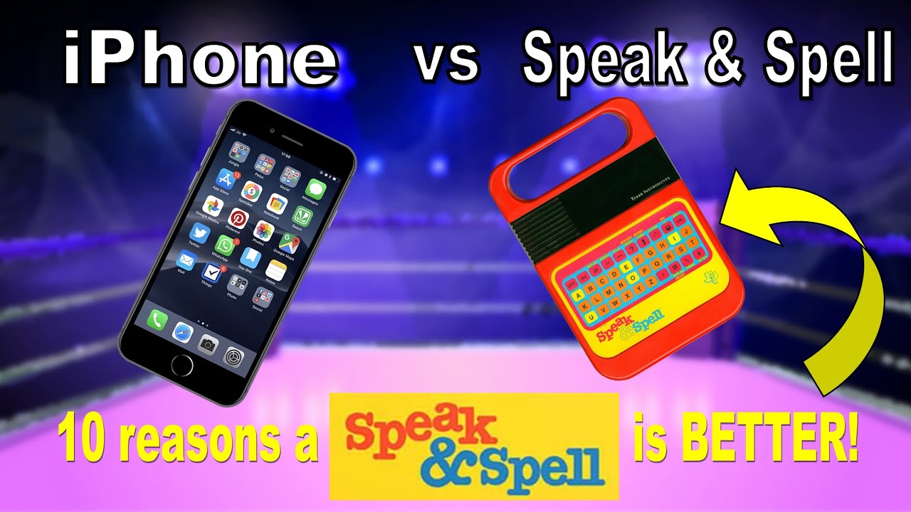 iPhone / Speak & Spell shootout - YouTube
