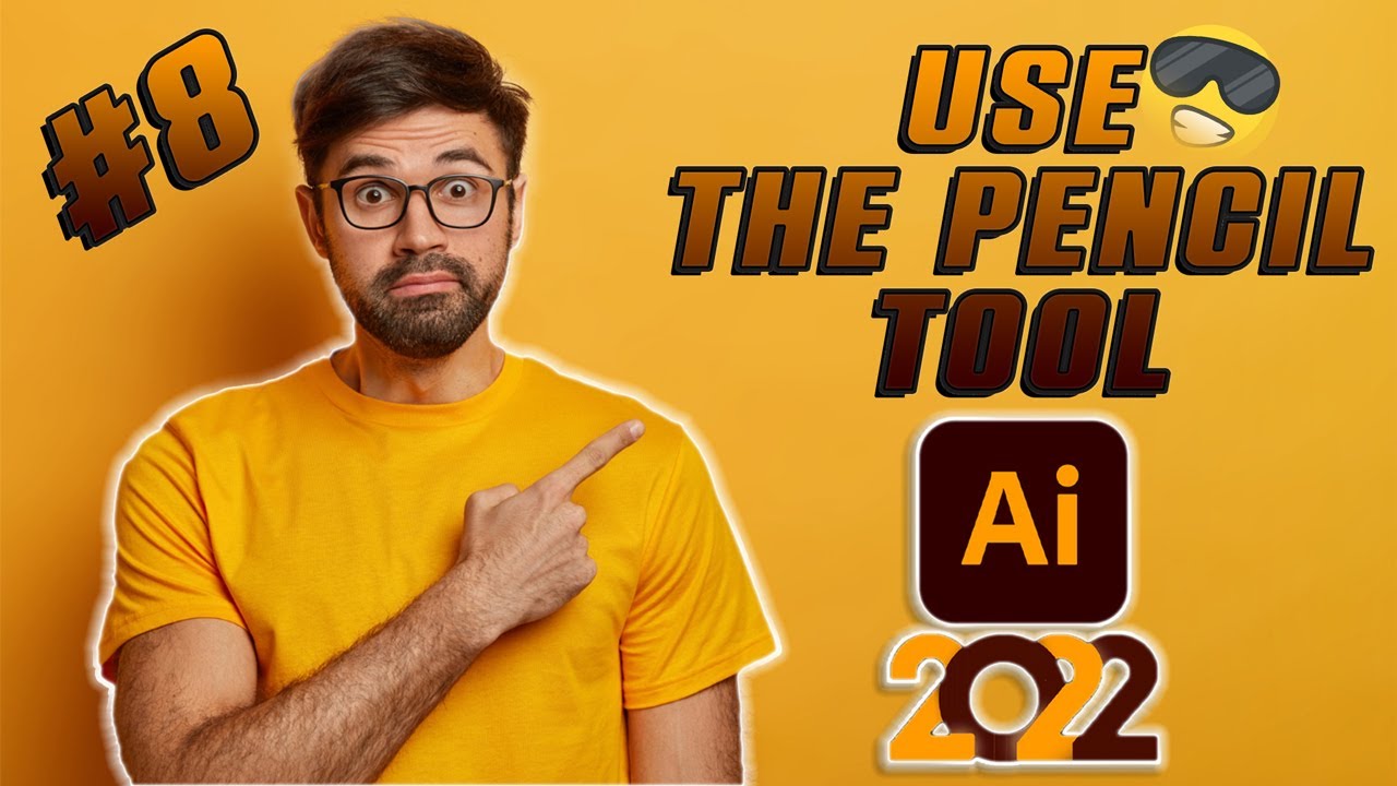 How to Use the Pencil Tool | Adobe Illustrator for Beginners #8 - YouTube