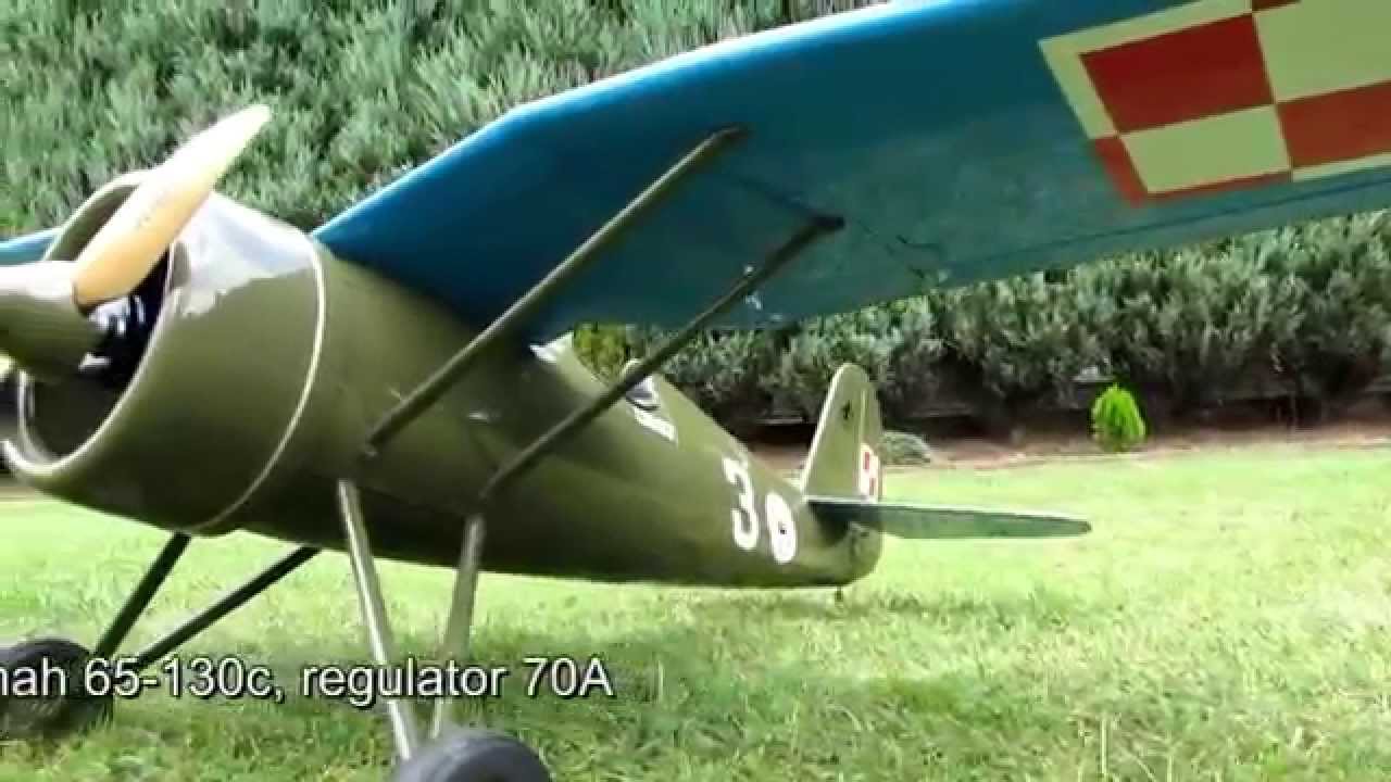 Pzl 11c ep pierwszy lot - YouTube
