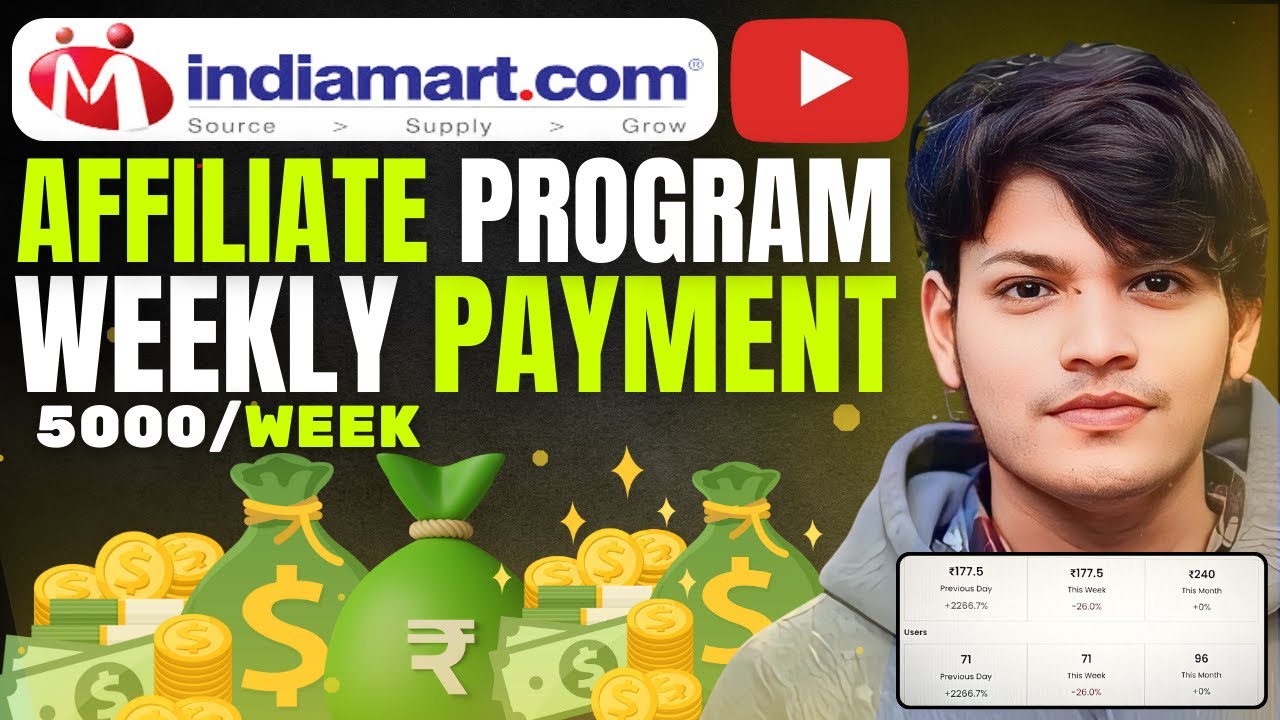 Earn ₹5000/week with Indiamart Affiliate Program - The Secret to Online ...