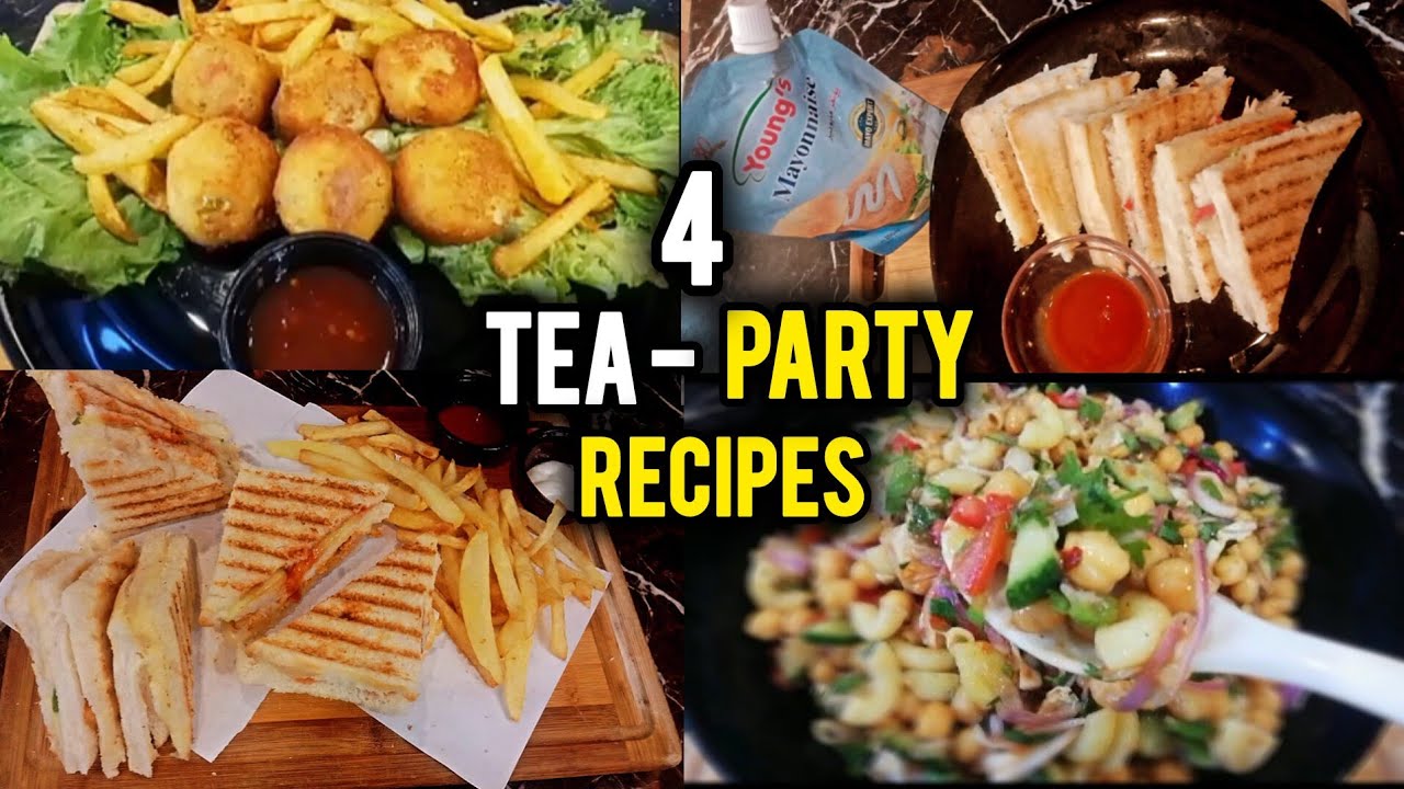 Budget Friendly Hi-Tea Recipes | Easy Tea Party Recipes-Evening Snacks ...